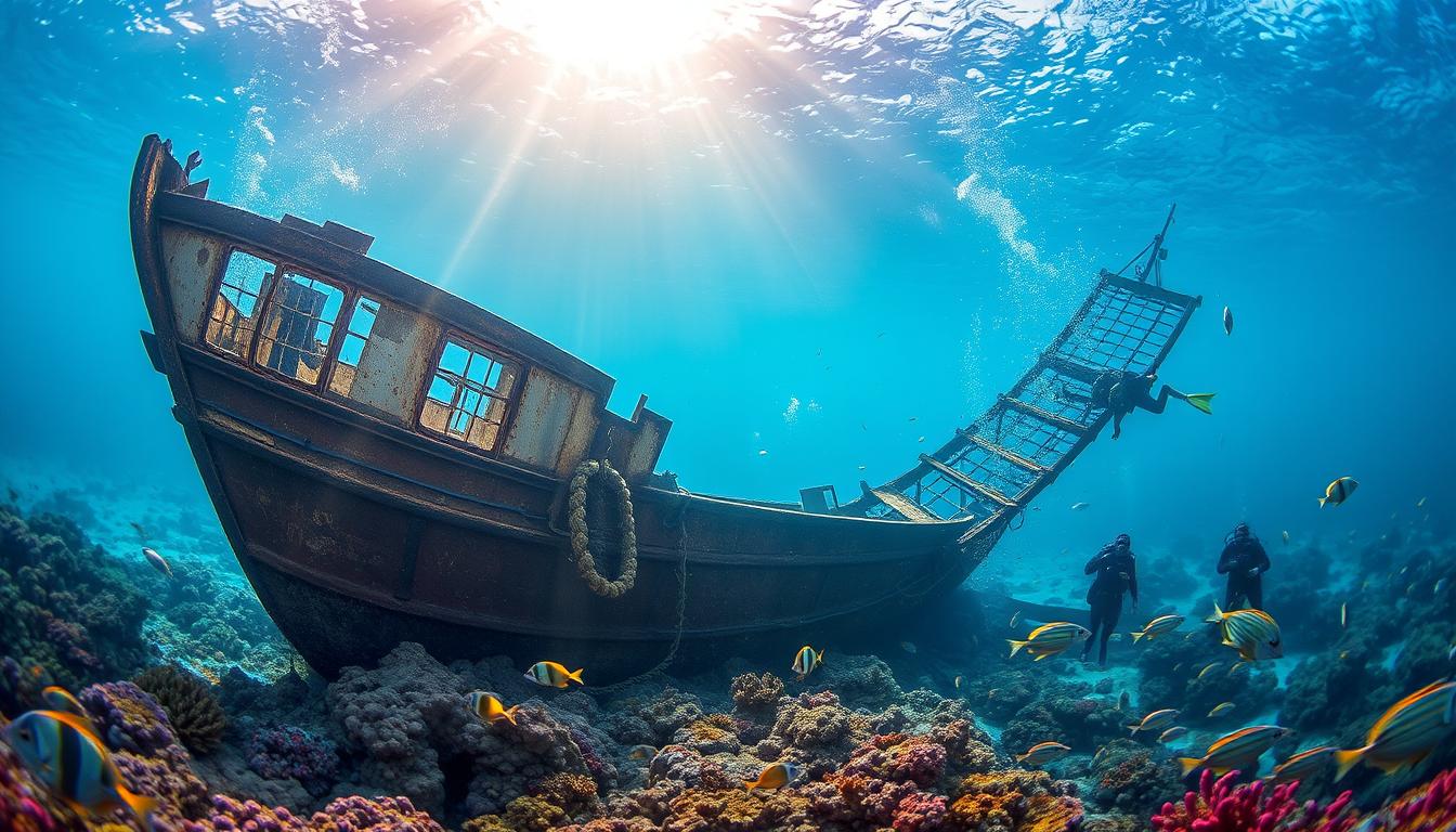 What It’s Like to Dive a Shipwreck in the Maldives - GigWise