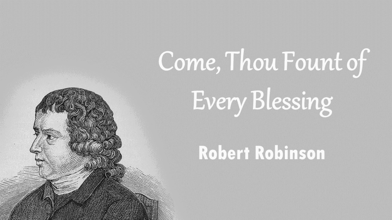 Graceful Lyrics Come Thou Fount of Every Blessing - GigWise